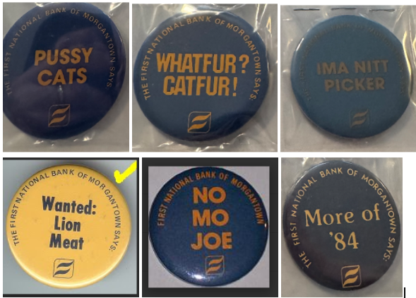 WVU Anti-PSU Buttons – We Are "Pin" State